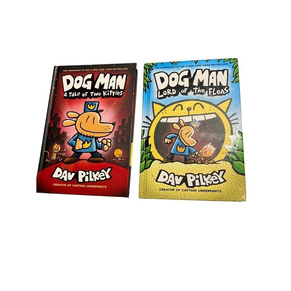 Unknown | Other | Dog Man Dav Pilkey Lot Of 2 Hardcover Books Tale Of ...
